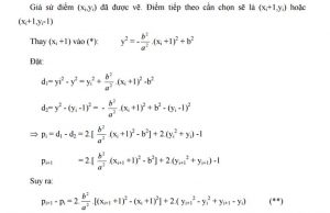 Bài 6: Thuật toán vẽ đường Ellipse Bresenham